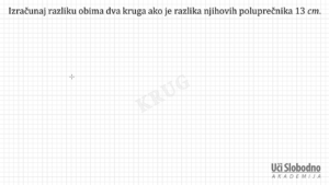 Obim kruga - Zadatak 5